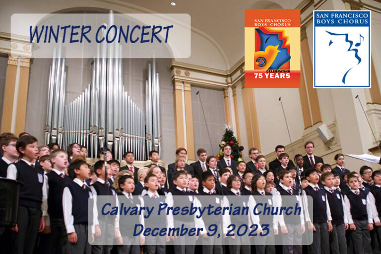San Francisco Boys Chorus – A San Francisco Musical Tradition